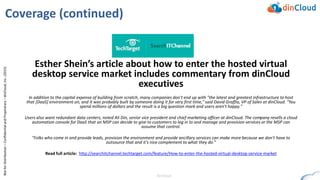 dinCloud q2 pr highlights | PPT