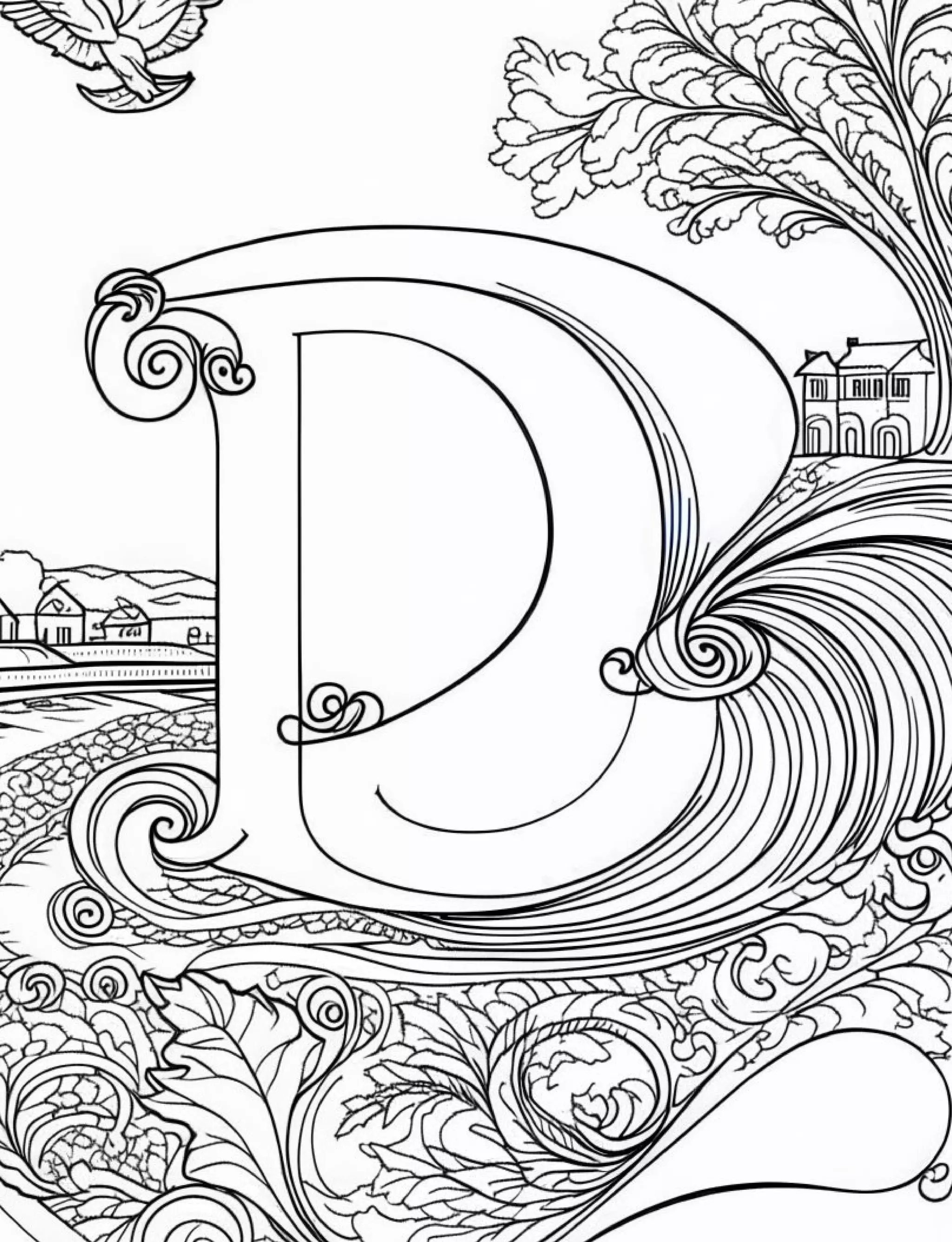 The Cursive D: A Creative Guide to Writing the Cursive Letter D | PDF