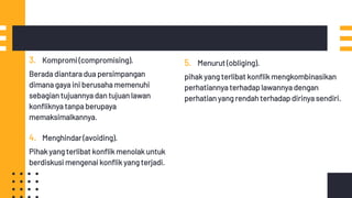 Manajemen Konflik | PPTX