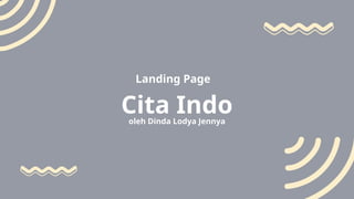 Contoh study case UIUX Design untuk Landing Page | PPT