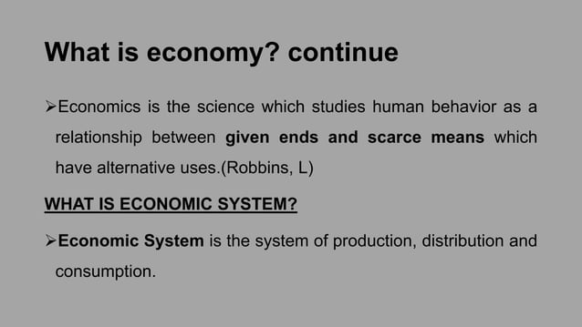 CHARACTERISTICS, ADVANTAGES AND DISADVANTAGES OF ECONOMIC SYSTEMS | PPTX