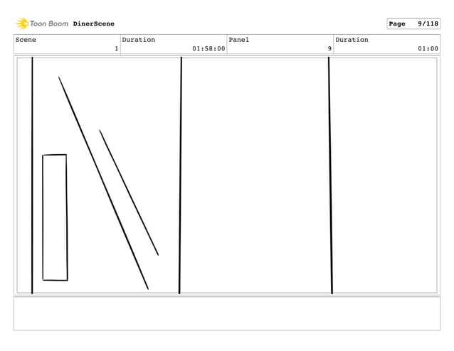 Diner Scene Storyboard Example | PPT