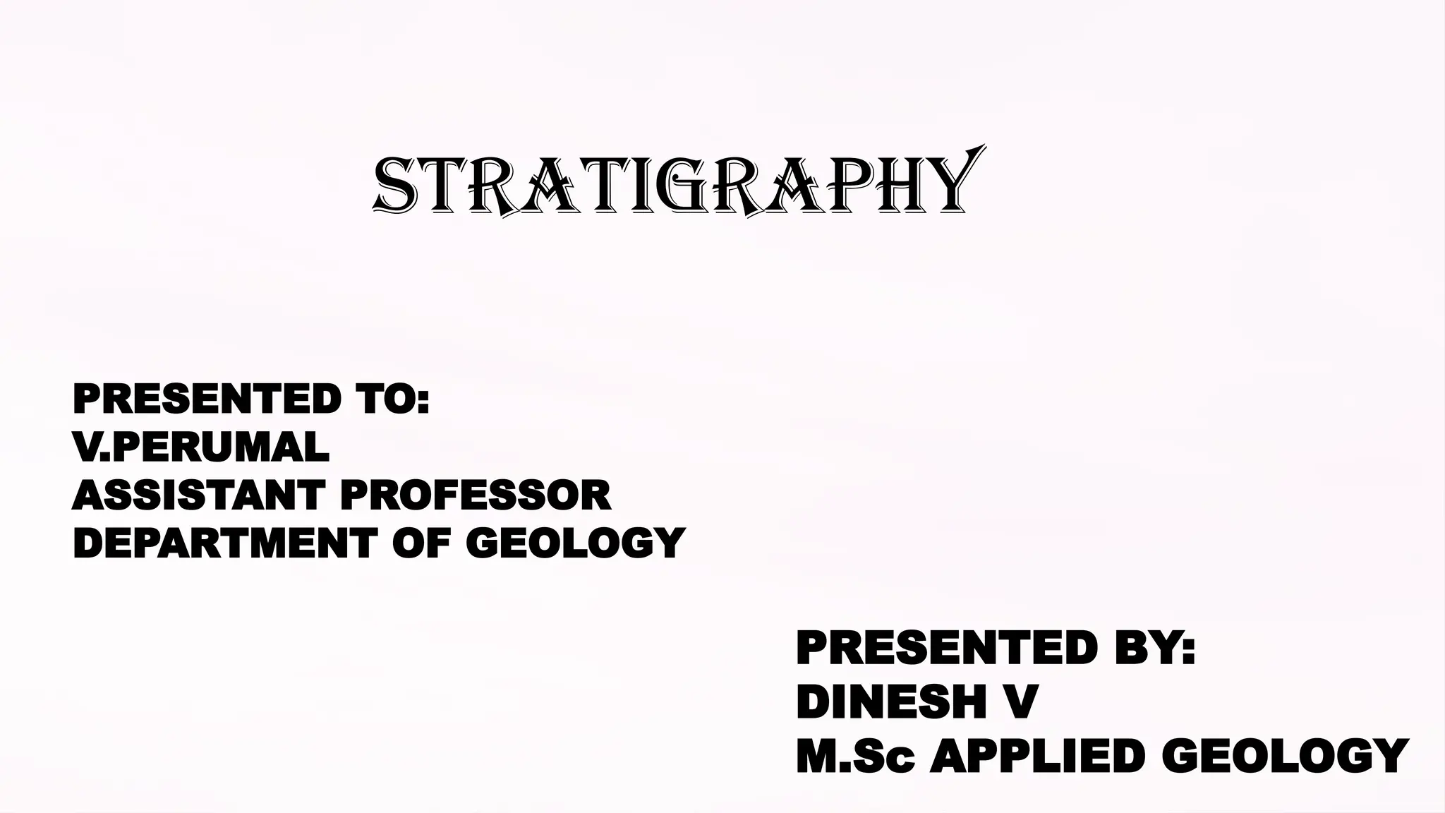 Stratigraphic succession topic based on cuddapah supergroup | PPTX
