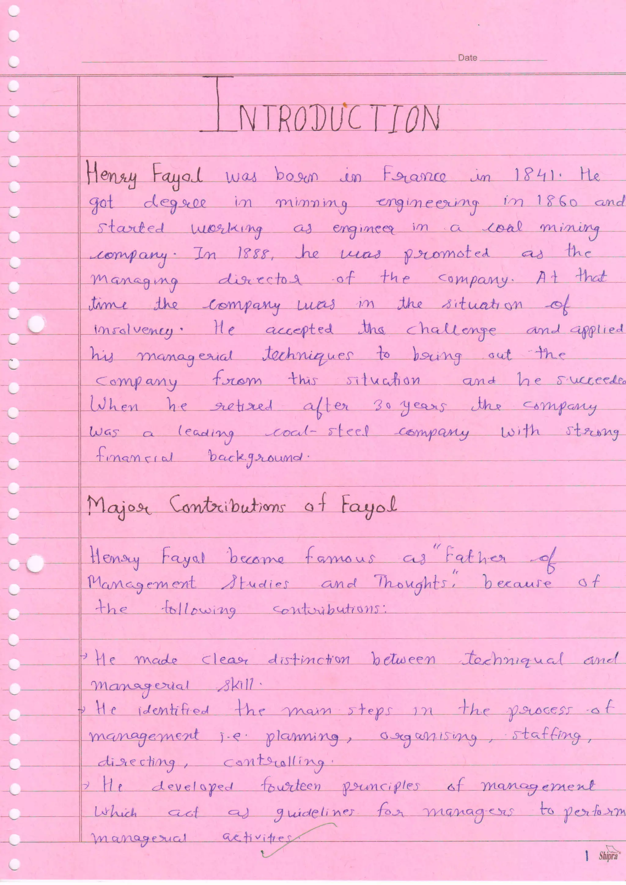 CBSE Business Studies Class XII Principles of Management Project | PDF