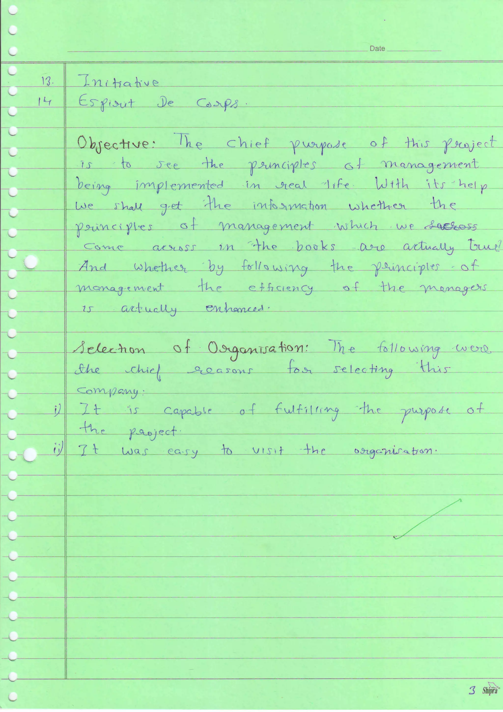 CBSE Business Studies Class XII Principles of Management Project | PDF