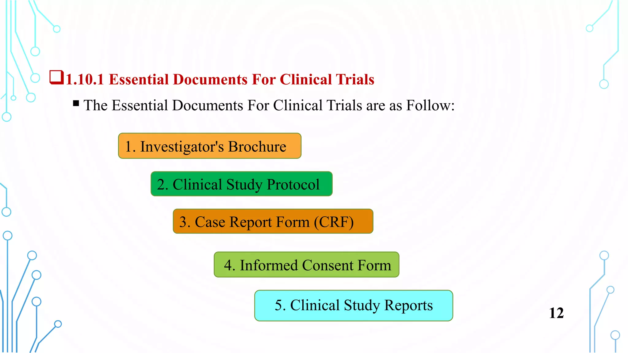 Guidelines for Preparation of Documents, Clinical Study Report Clinical ...