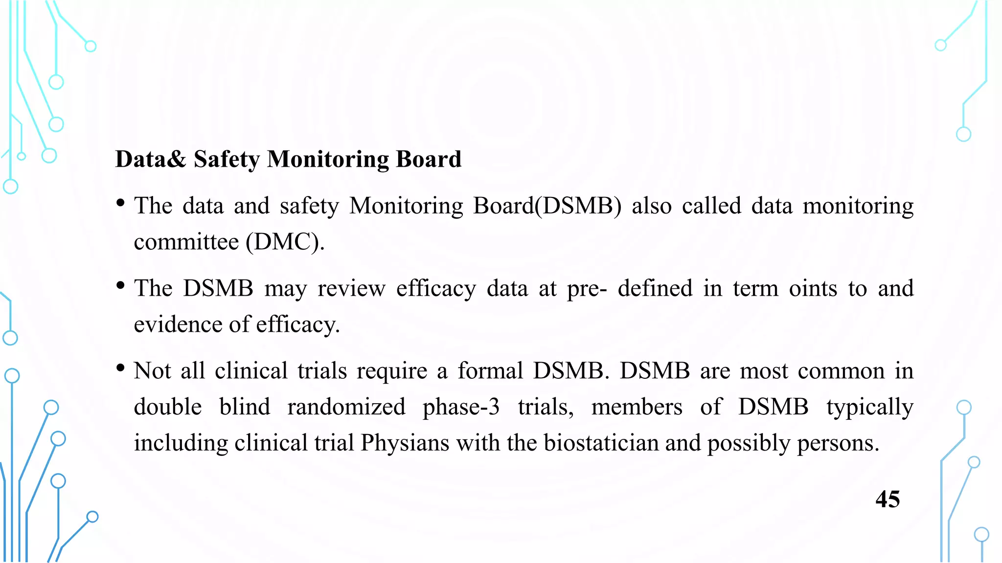 Guidelines for Preparation of Documents, Clinical Study Report Clinical Trial Monitoring Safety ...