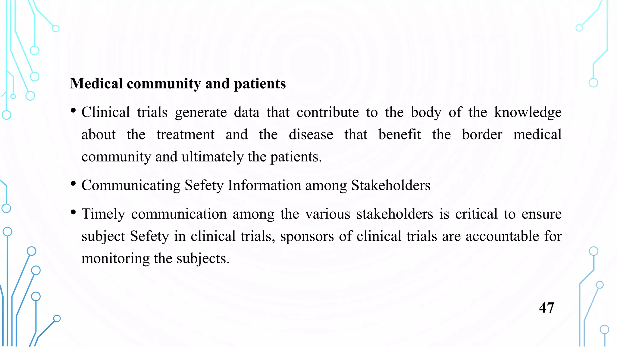 Guidelines for Preparation of Documents, Clinical Study Report Clinical ...