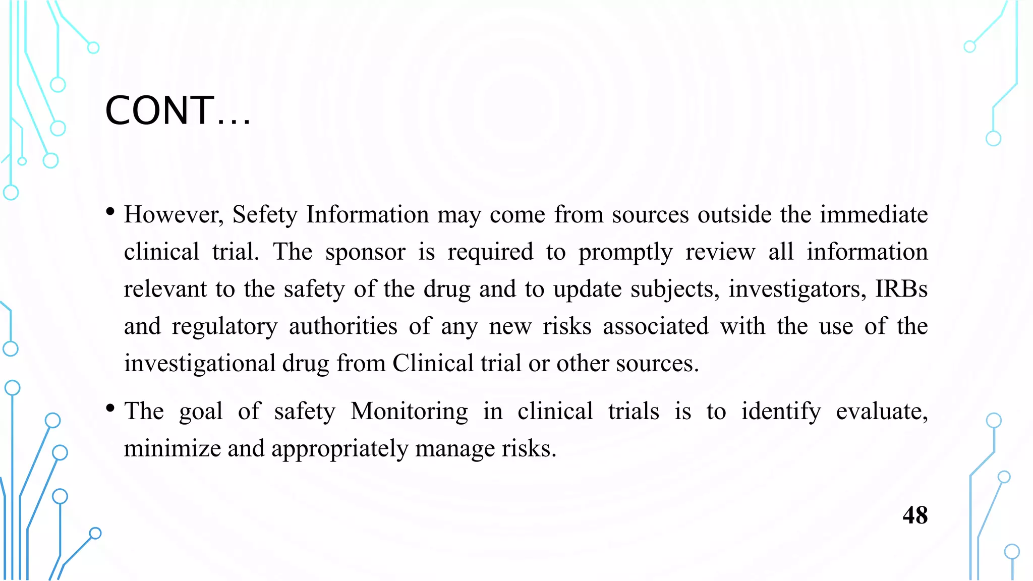 Guidelines for Preparation of Documents, Clinical Study Report Clinical ...