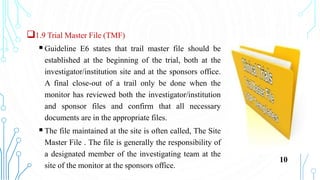 Guidelines for Preparation of Documents, Clinical Study Report Clinical ...