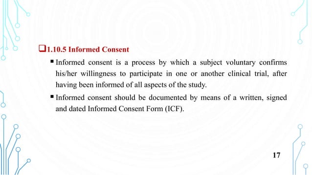 Guidelines for Preparation of Documents, Clinical Study Report Clinical ...