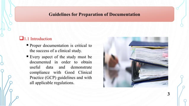 Guidelines for Preparation of Documents, Clinical Study Report Clinical ...