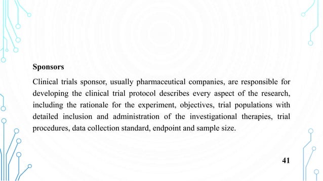 Guidelines for Preparation of Documents, Clinical Study Report Clinical ...