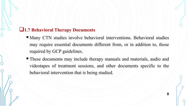 Guidelines for Preparation of Documents, Clinical Study Report Clinical ...