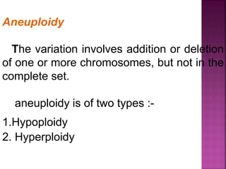 Dinesh genetics presentation chromosomal abberation | PPT