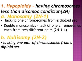 Dinesh genetics presentation chromosomal abberation | PPT