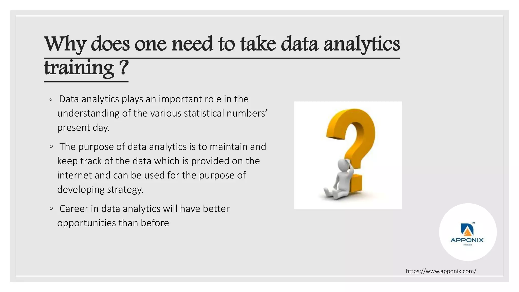Data Analytics Training Course | PPTX