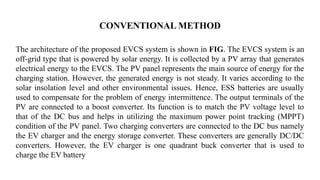 STANDALONE SOLAR PV BASED AC MICROGRID FOR EV CHARGING | PPT
