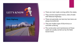 National Highway and State highway | PPTX