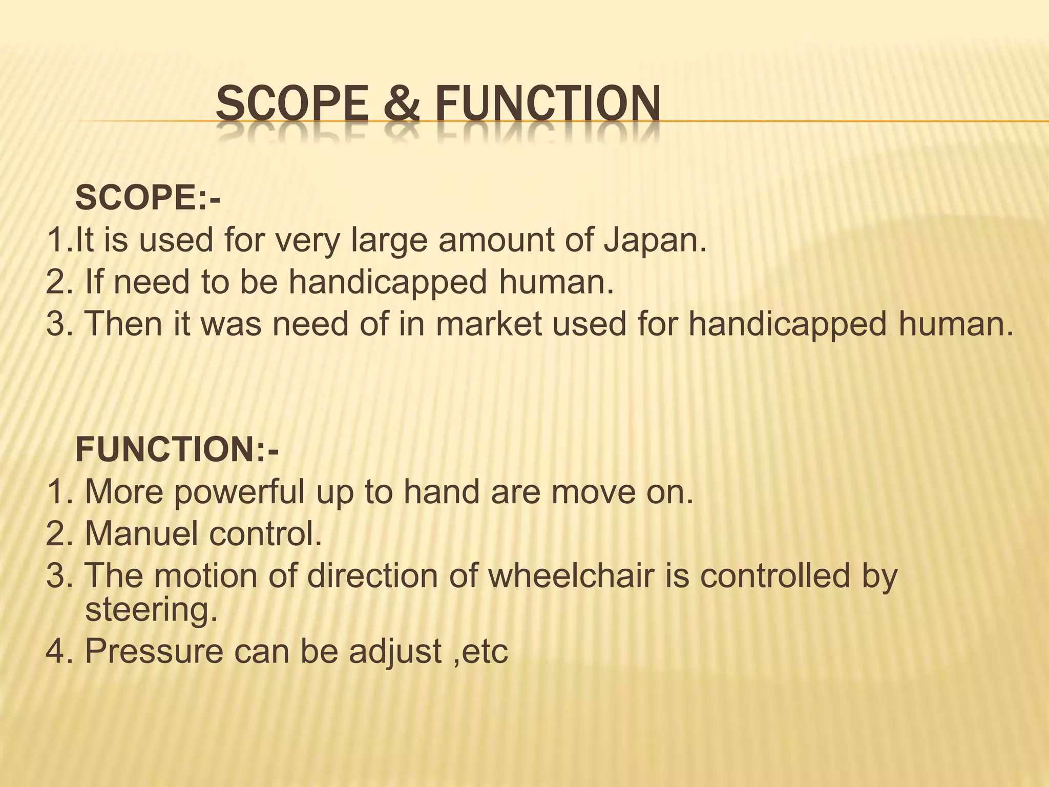 3-wheel handicap cycle | PPTX