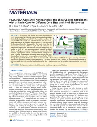 ding-et-al-2012-fe3o4-sio2-core-shell-nanoparticles-the-silica-coating ...