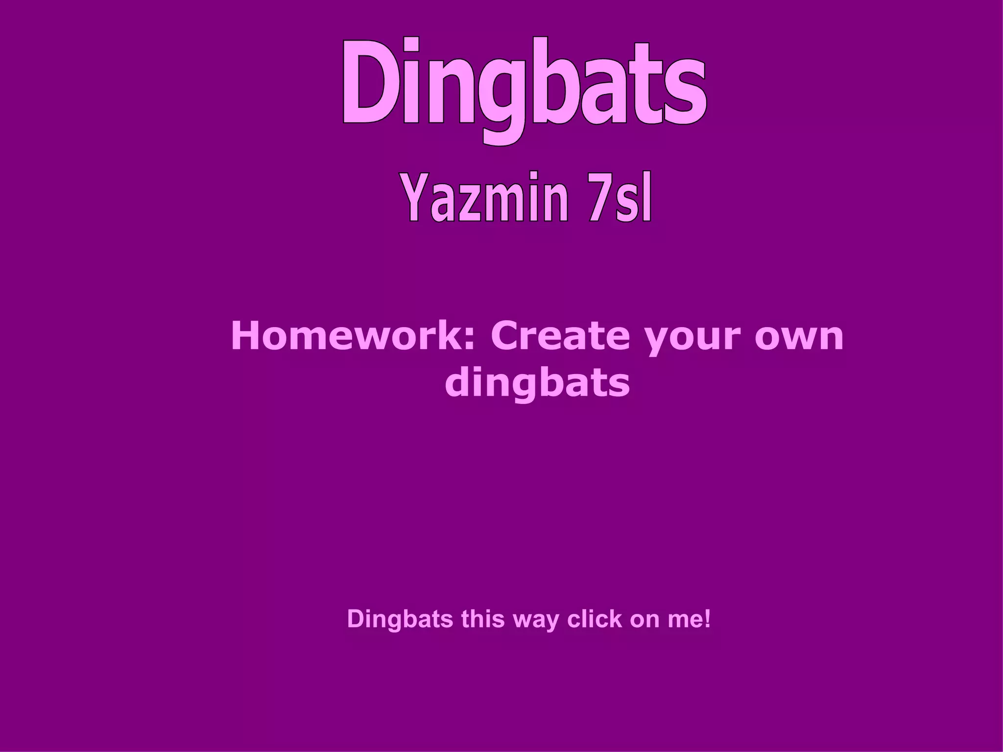 Dingbats | PPT