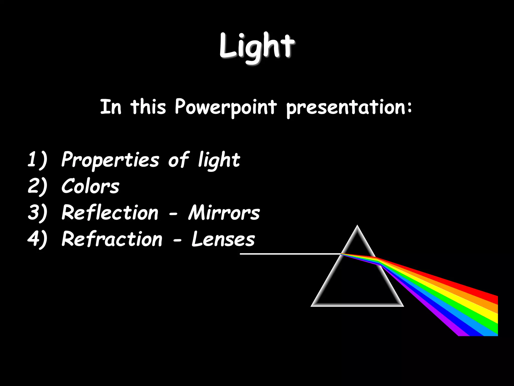 physics behind light | PPT