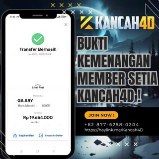 BUKTI JP MEMBER KANCAH4D TANPA BASA-BASI LANGSUNG DIKASIH ! | PDF