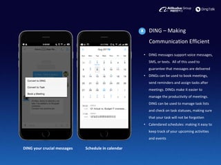 Ding Talk - Redefining Communication & Collaboration | PDF