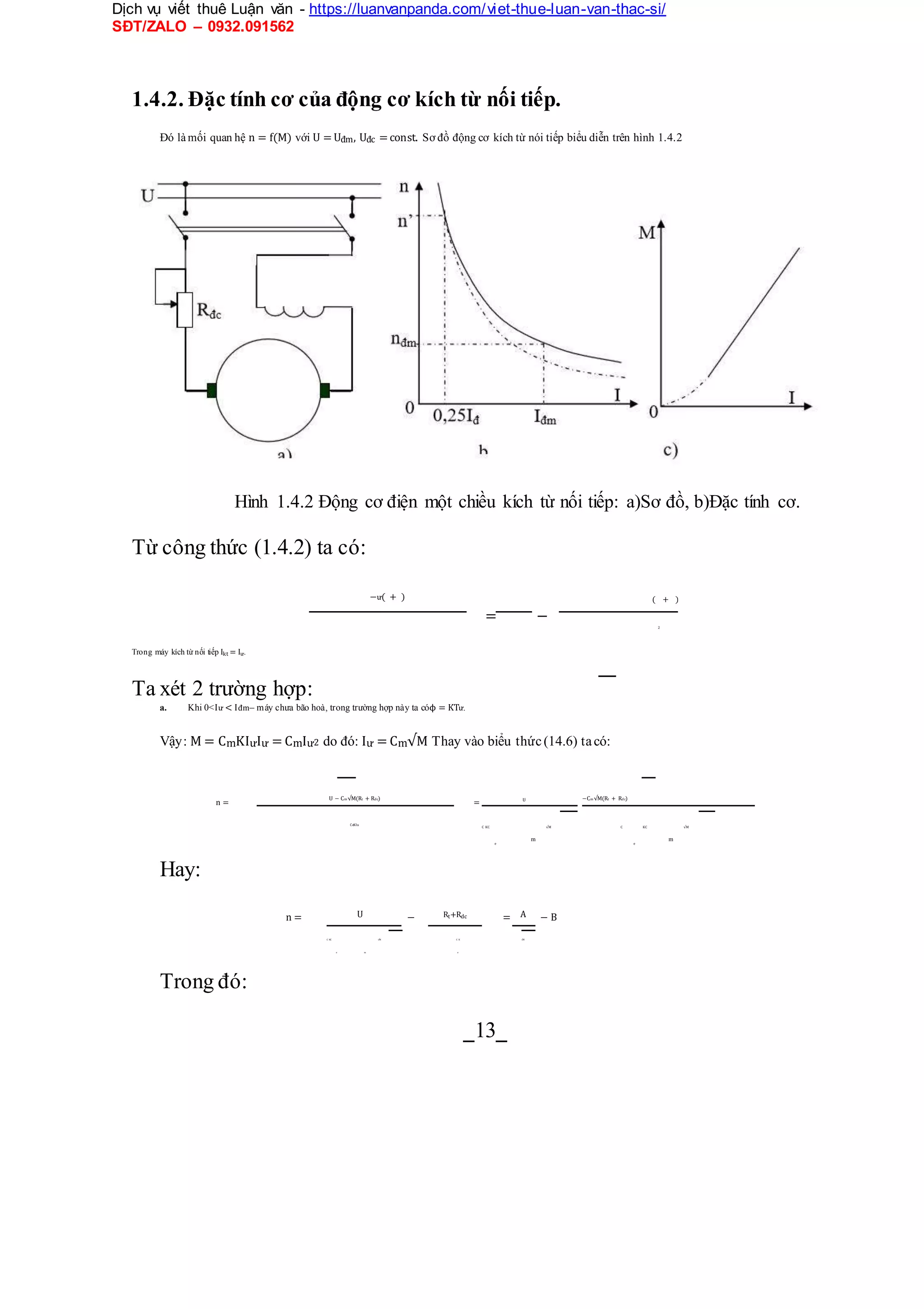 luan van thac si thiet ke he thong dieu khien dong co mot chieu | PDF