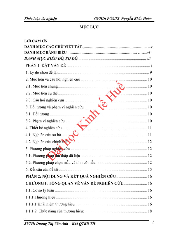 Đề tài: Định vị thương hiệu FPT Telecom trong nhận thức của khách hàng, HAY | PDF