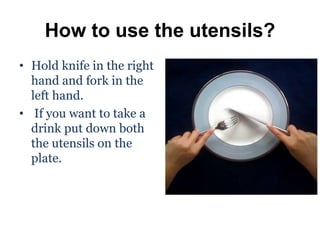 Dining etiquette-ppt | PPTX