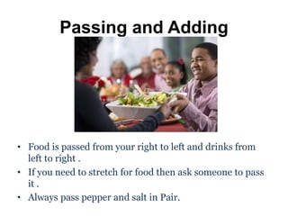 Dining etiquette-ppt | PPTX