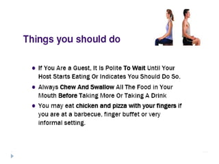 Dining etiquette | PPT