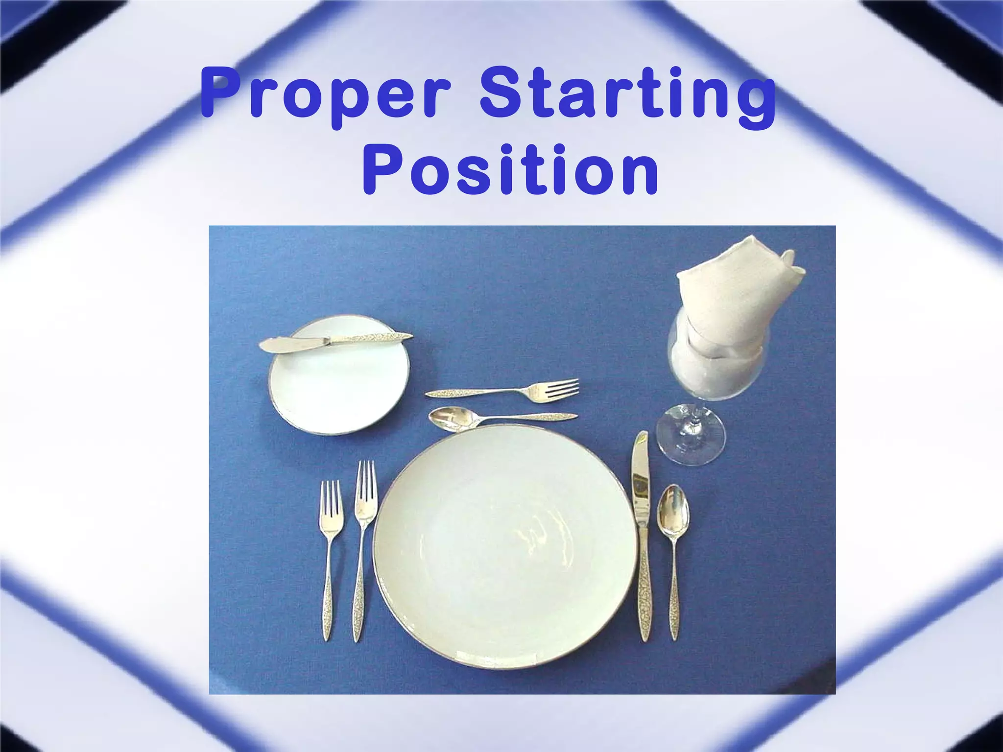 Business Dining Etiquette | PPT