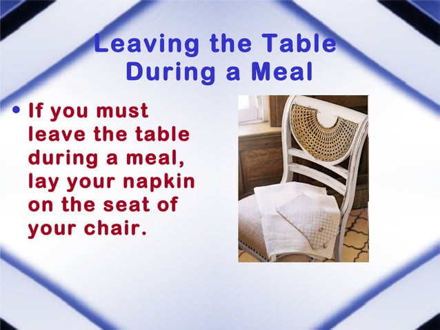 Business Dining Etiquette | PPT | Cooking | Food & Drink