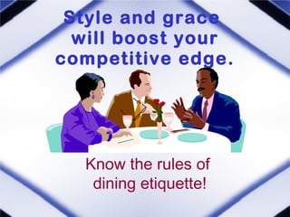 Business Dining Etiquette | PPT