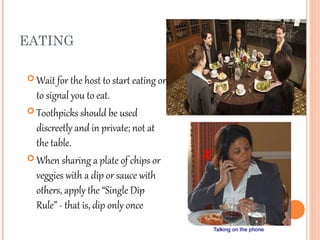 Dining etiquette | PPT