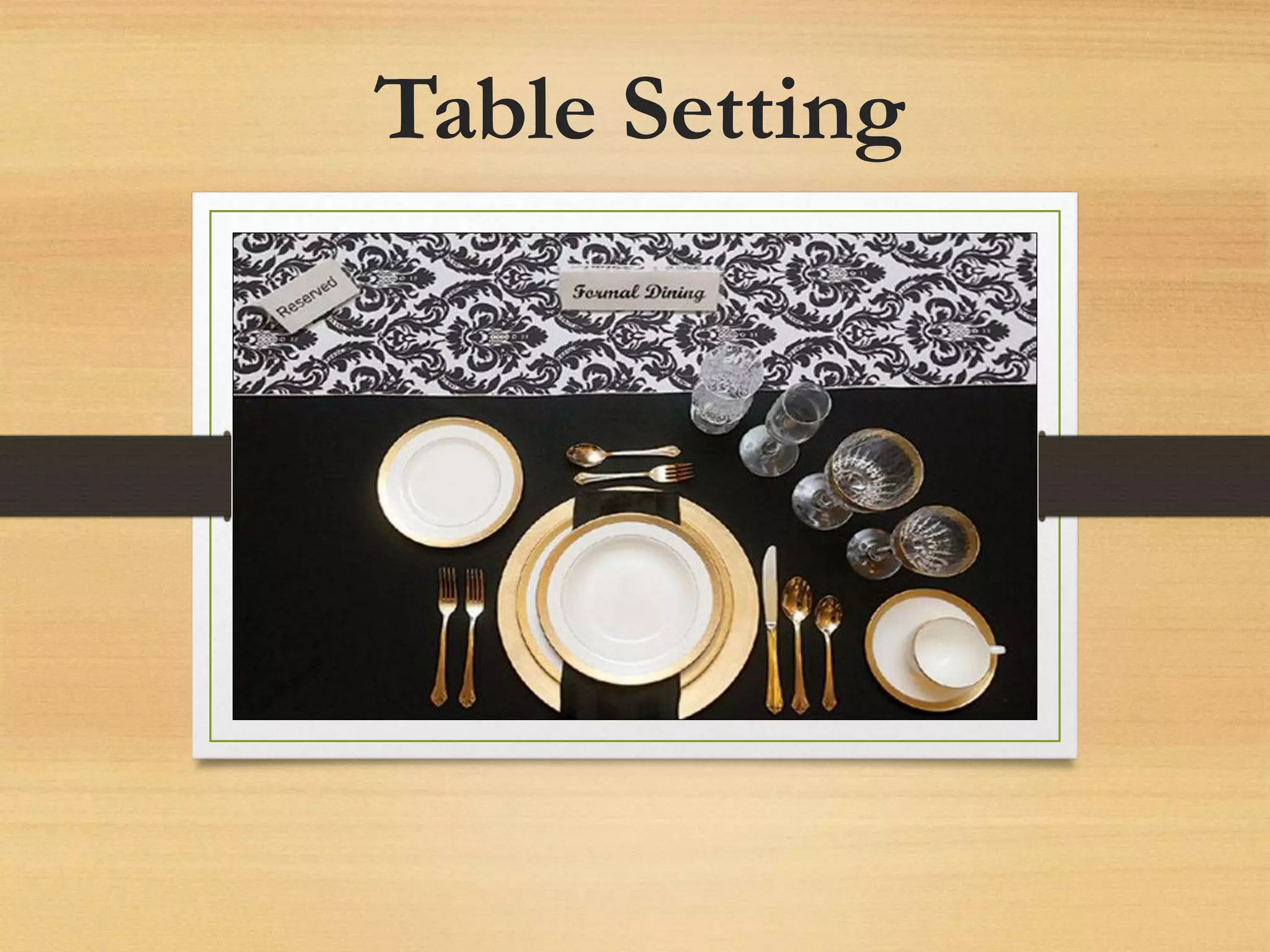 Dining etiquette | PPTX