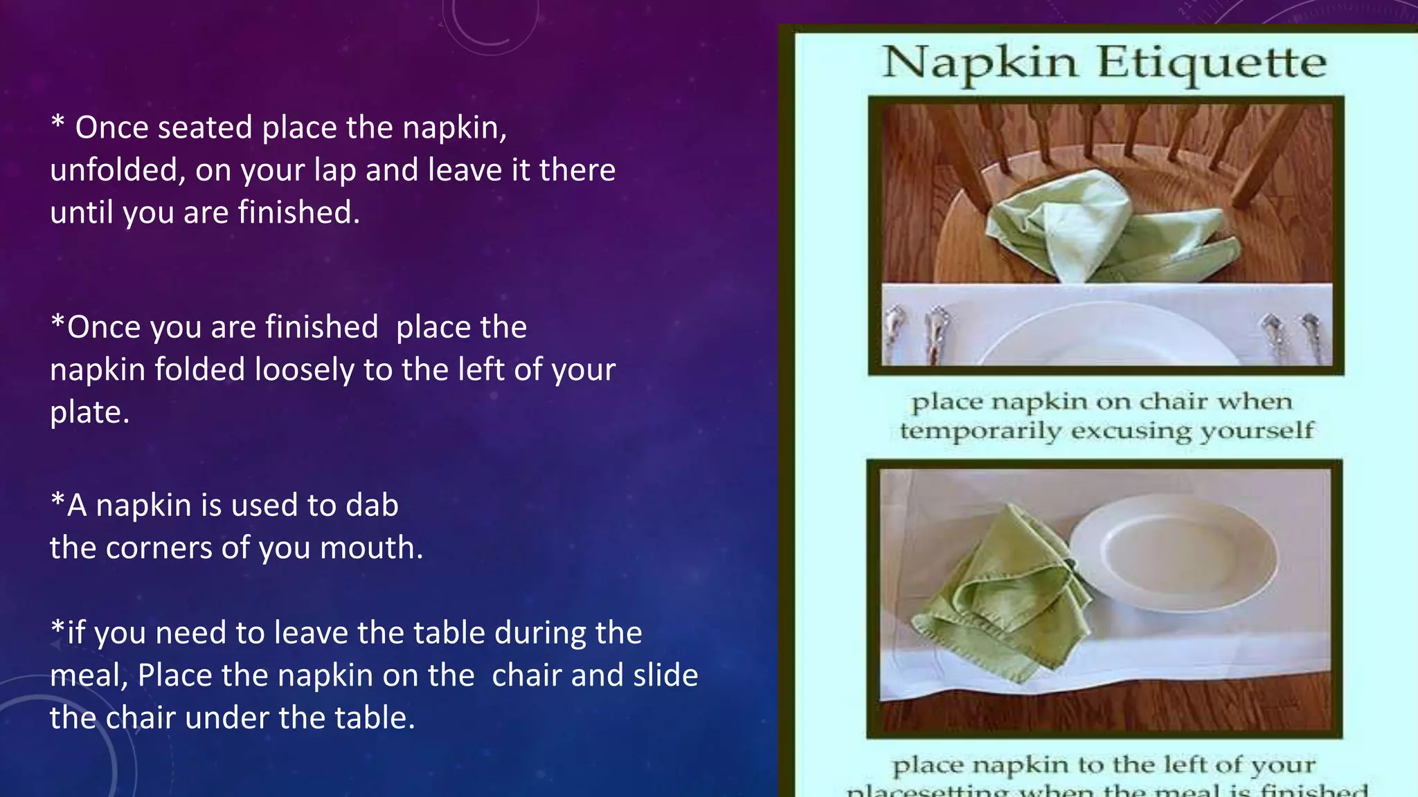 Dining Manner By Pranay Hardas | PPTX