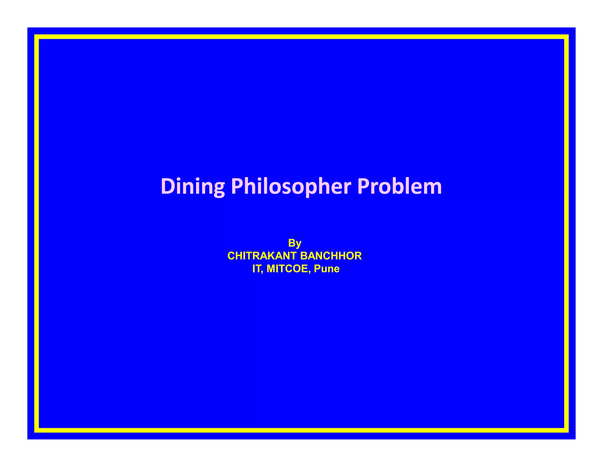 Dining philosopher mutex_2 | PPT