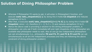 Dining philosopher problem operating system | PPTX