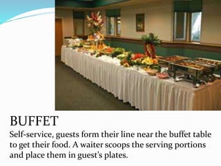 Dining room layout | PPTX