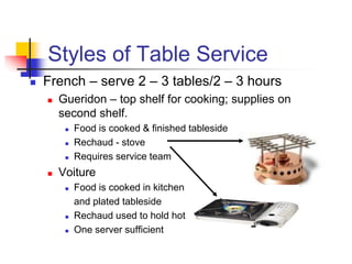 Dining room service | PPTX