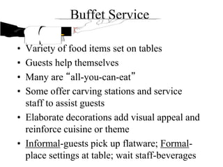 DiningServiceStyles.ppt