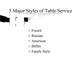 DiningServiceStyles.ppt