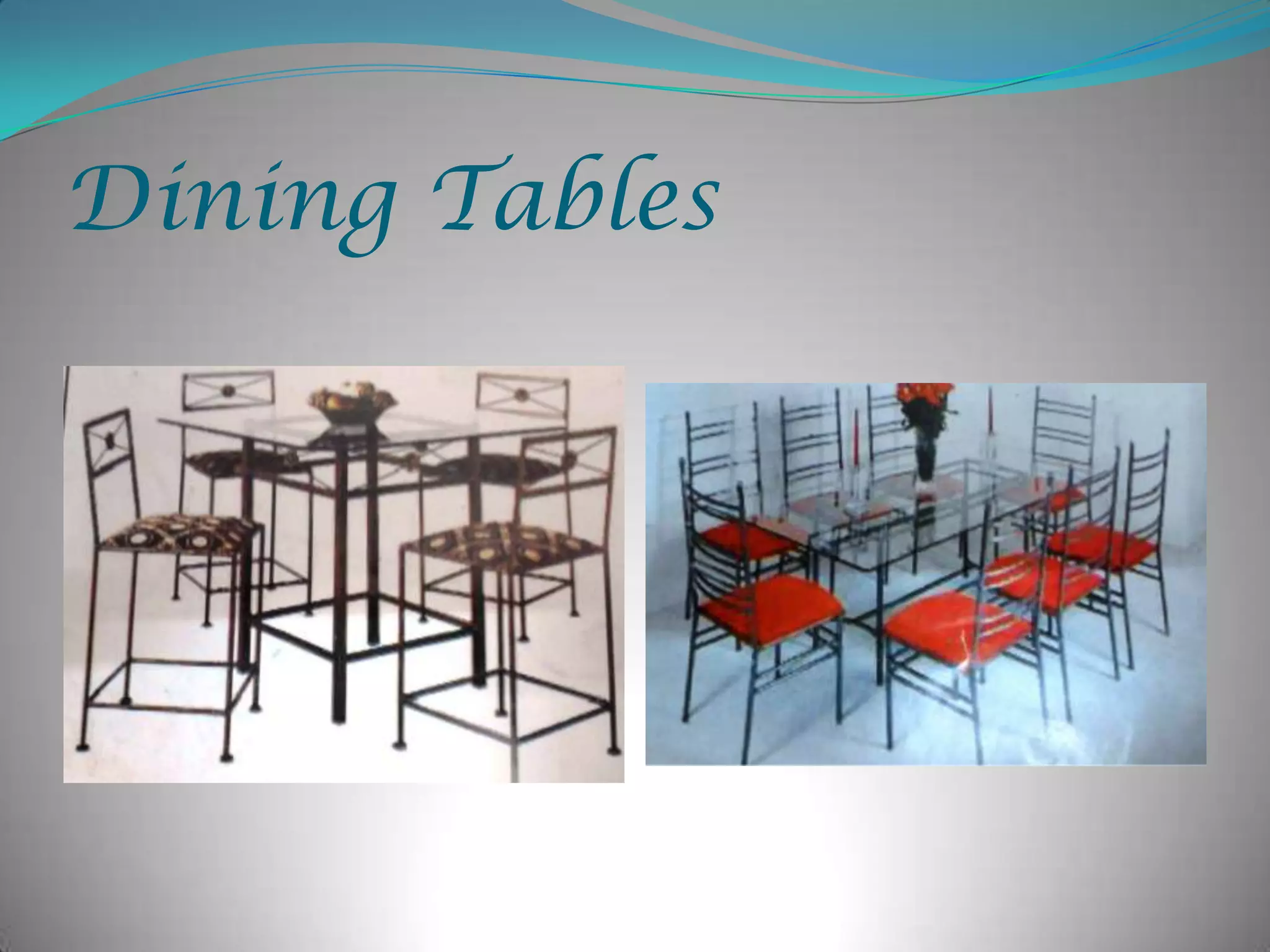 Dining tables | PPTX