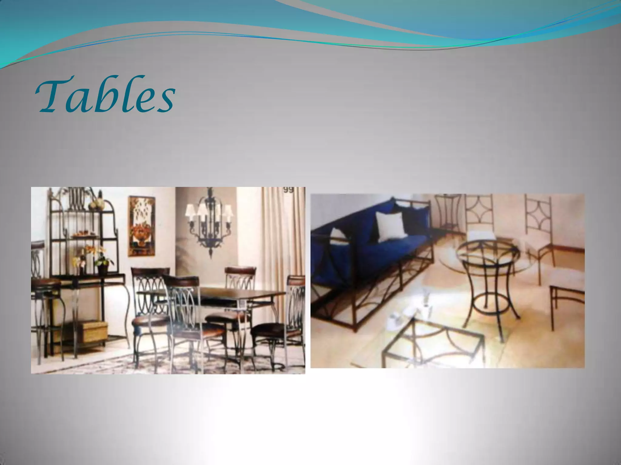 Dining tables | PPTX