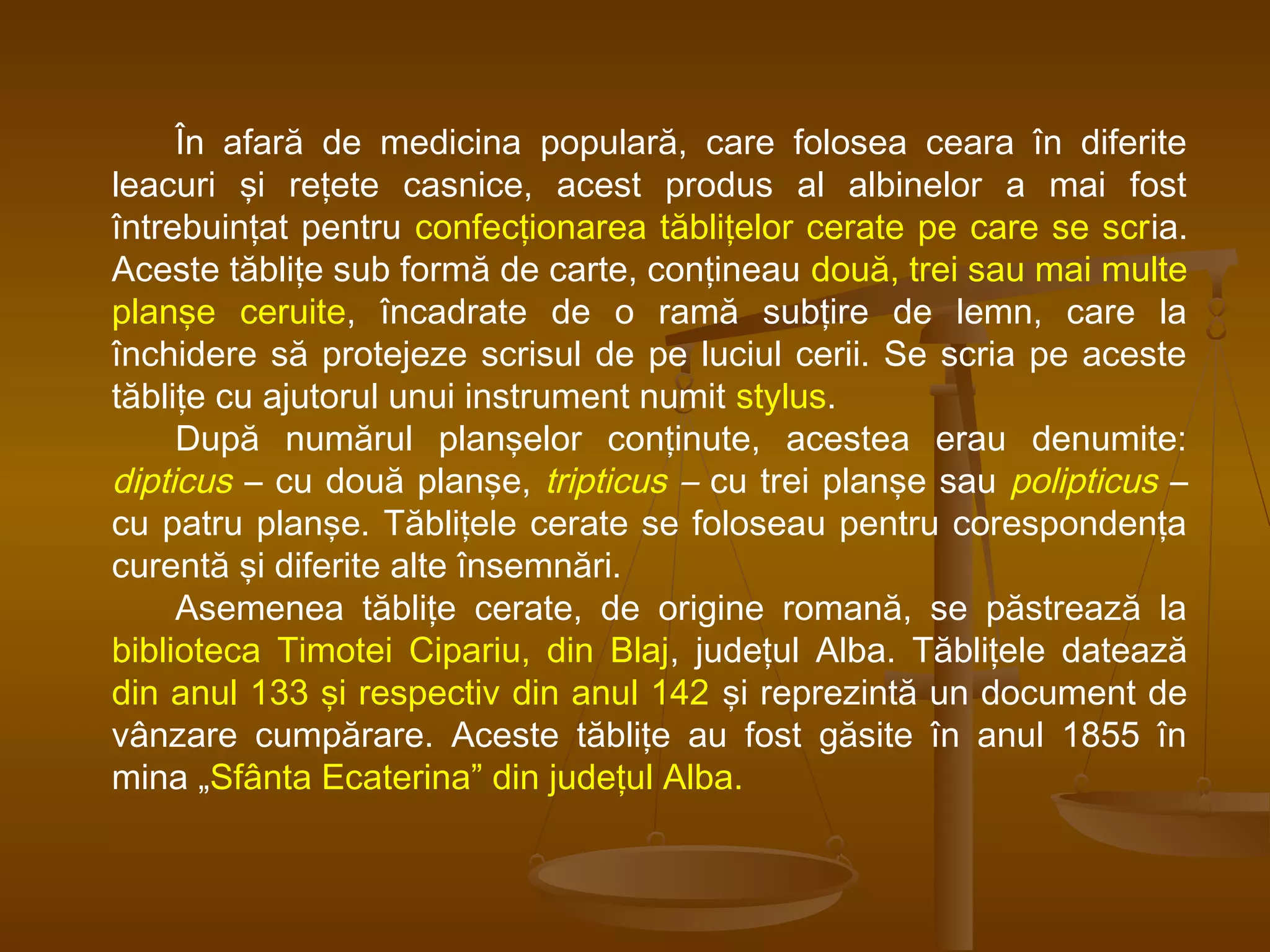 Din istoria apiculturii romane prezentare de Prof. Dr. Dumitru CURCĂ si ...