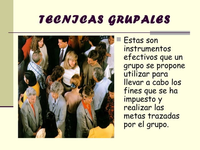 Dinámica grupal | PPT